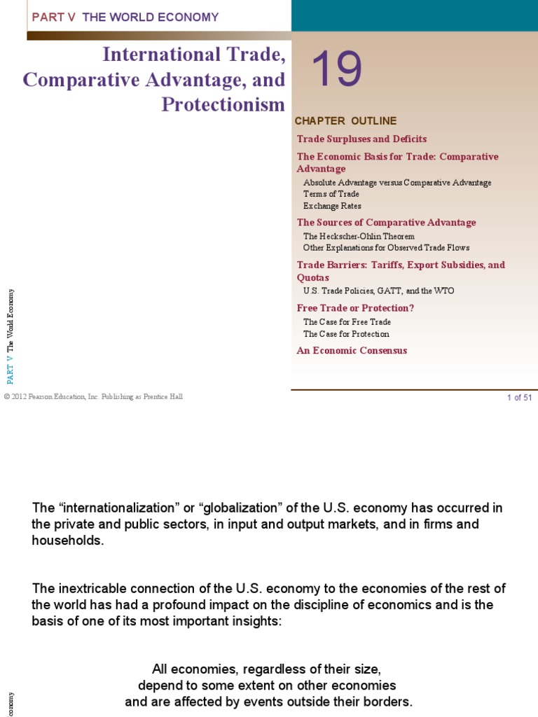 International Trade, Comparative Advantage, and Protectionism | PDF ...