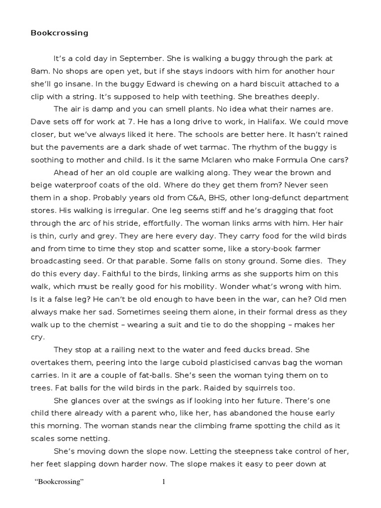 Bookcrossing | PDF | Nature