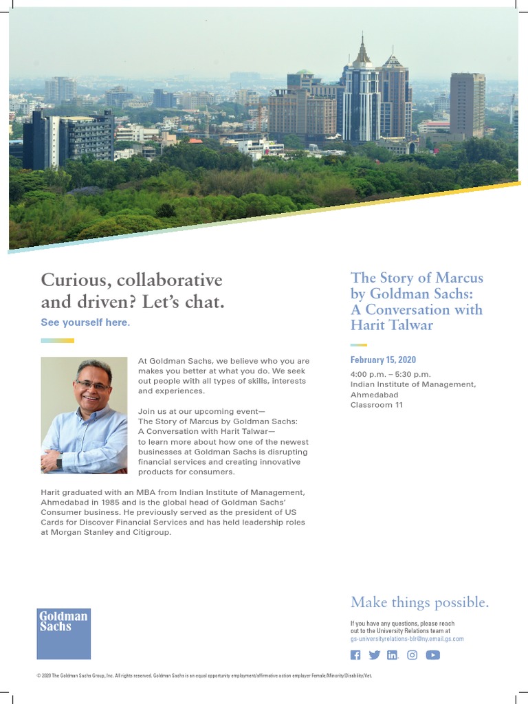 The Story of Marcus by Goldman Sachs | PDF | Business | Banking