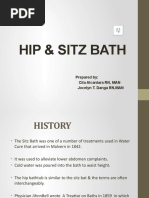 Sitz Bath Overview and Instructions | PDF | Bathing | Hygiene
