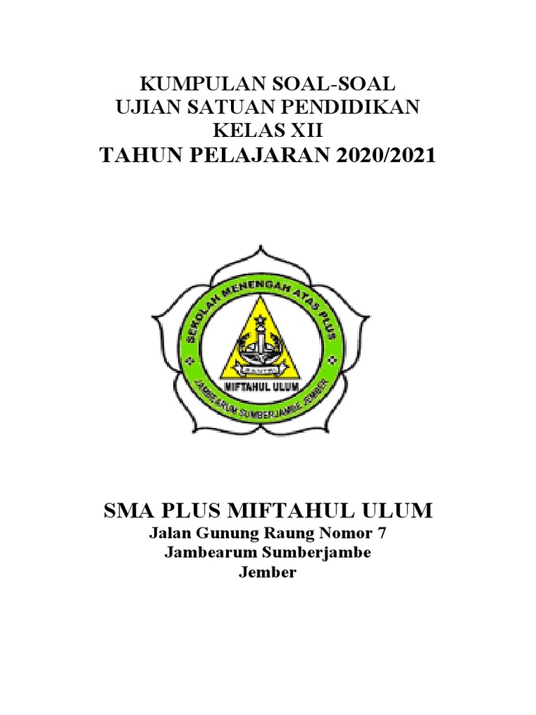Cover Kumpulan Soal | PDF