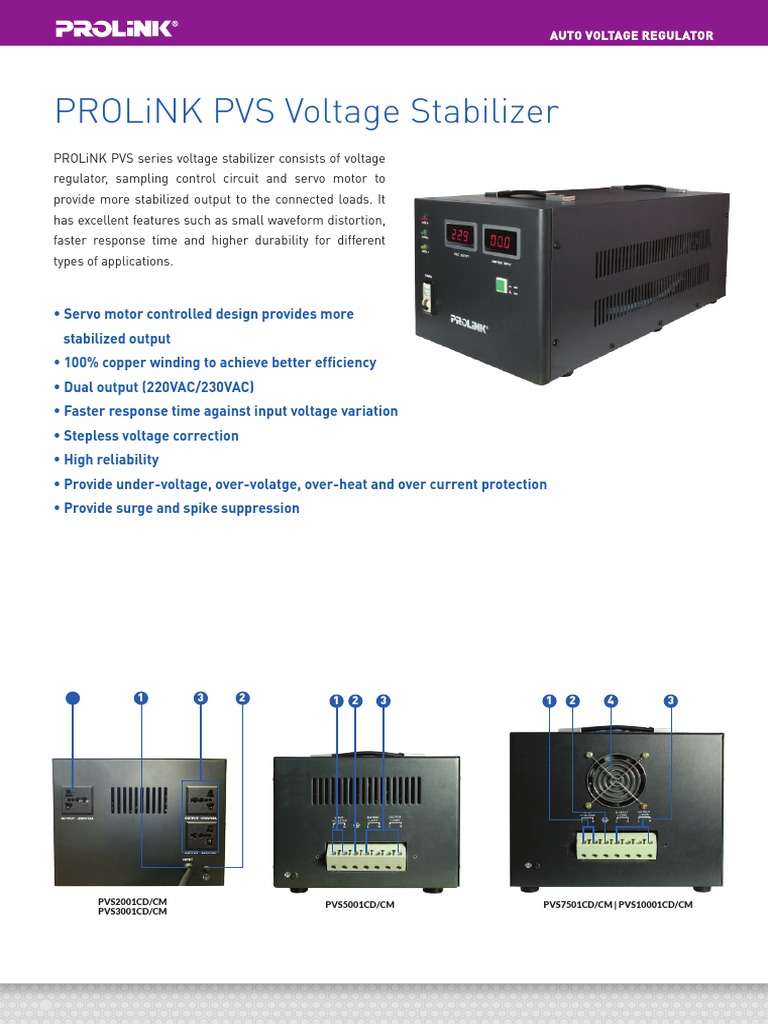 434424026-Prolink-Ups-Brochure - STABILIZER | PDF | Electronic Circuits | Electronics