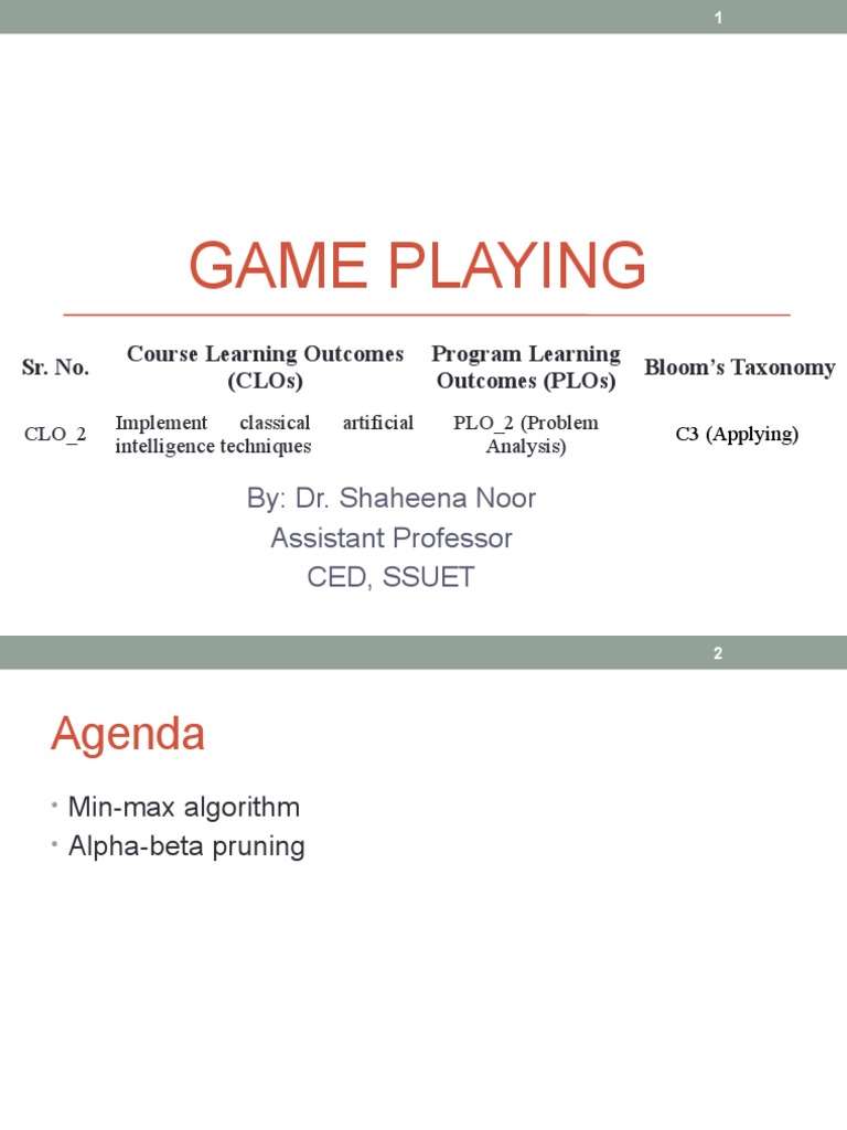 Chapter 5 Game Playing Pdf Game Theory Theoretical Computer Science
