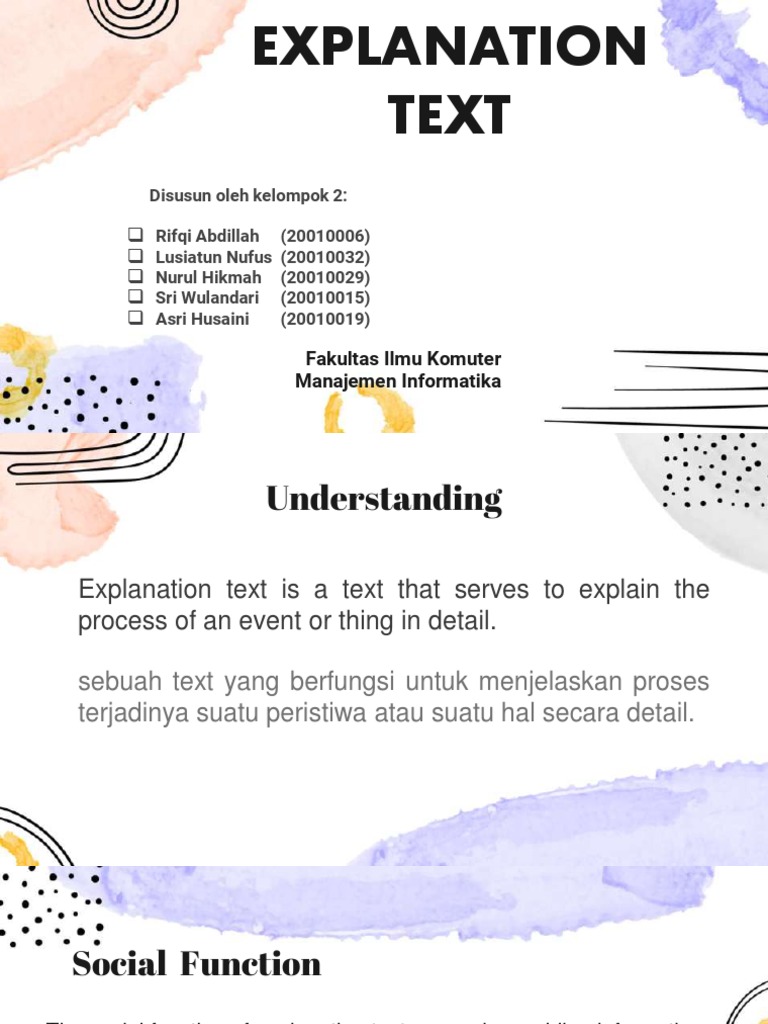 Group 2 Explains Explanatory Text Structure | PDF | Rain | Evaporation