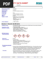 MSDS Ammonia | PDF | Ammonia | Respiratory System