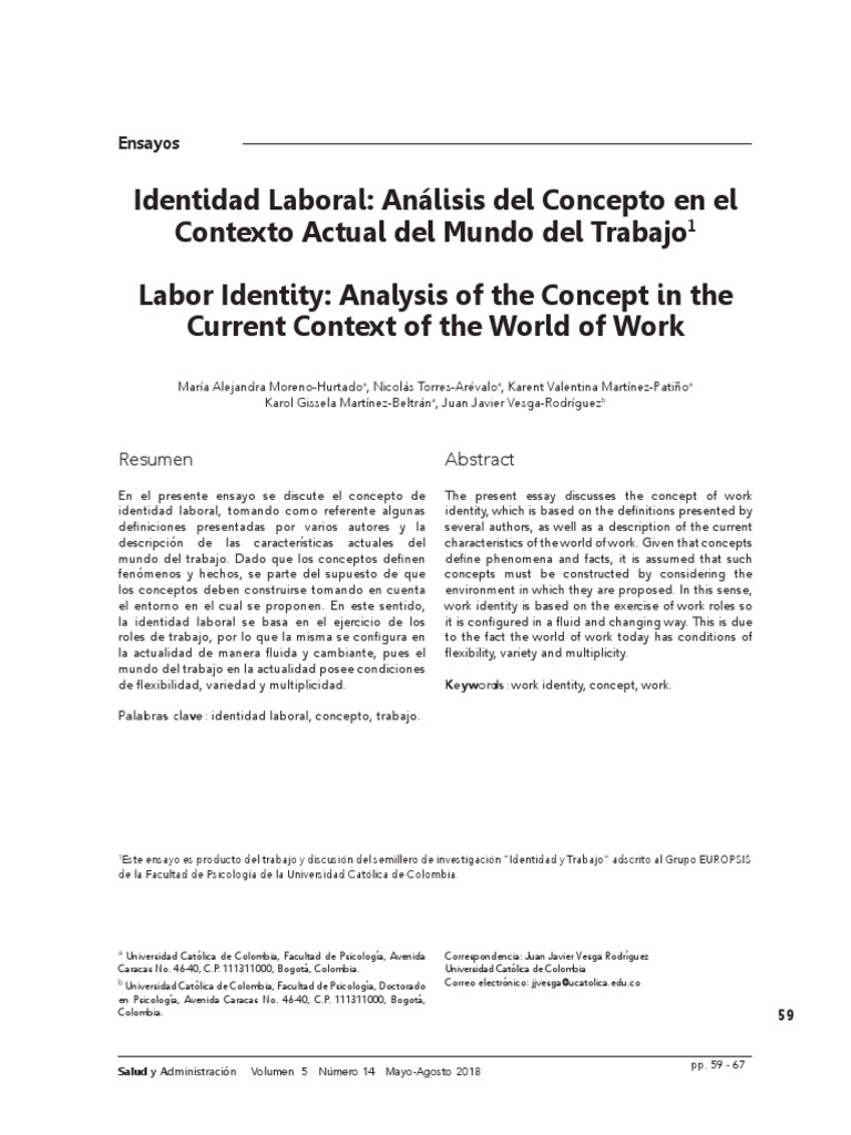 Identidad Laboral | PDF | Outsourcing | Concepto