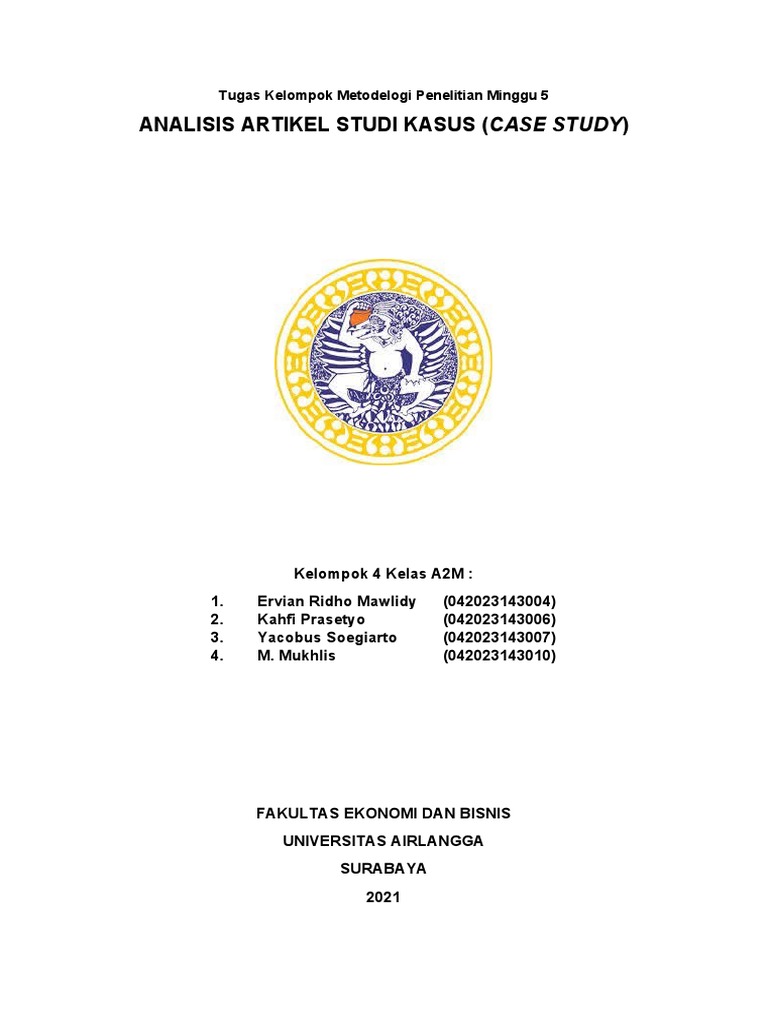 Analisis Artikel Case Study - Kelompok 4 | PDF
