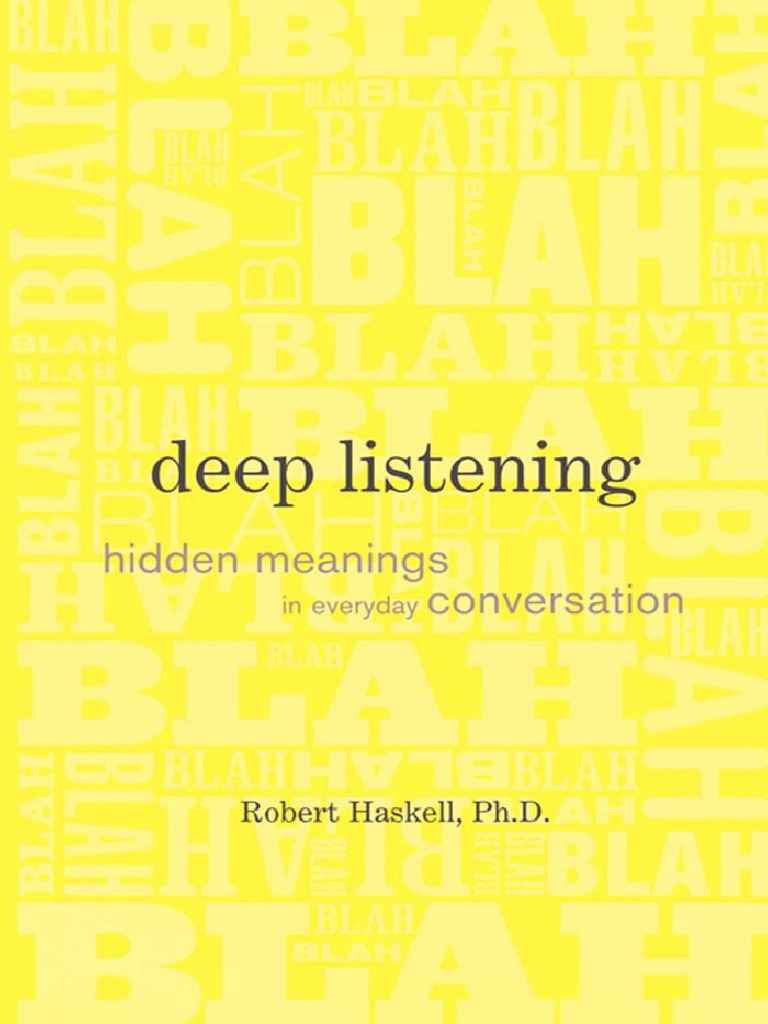 (Oliveros, P.) Deep Listening A Composer | PDF | Unconscious Mind ...
