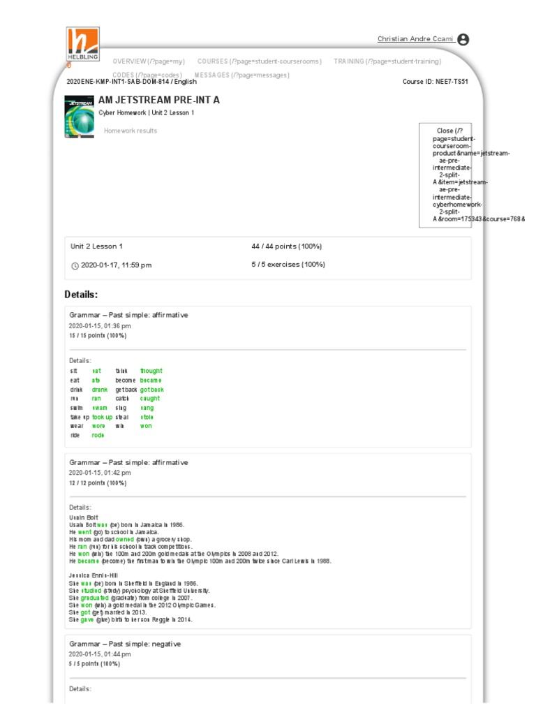 Unit 2 Lesson 1 | PDF | Sport Of Athletics | Sports