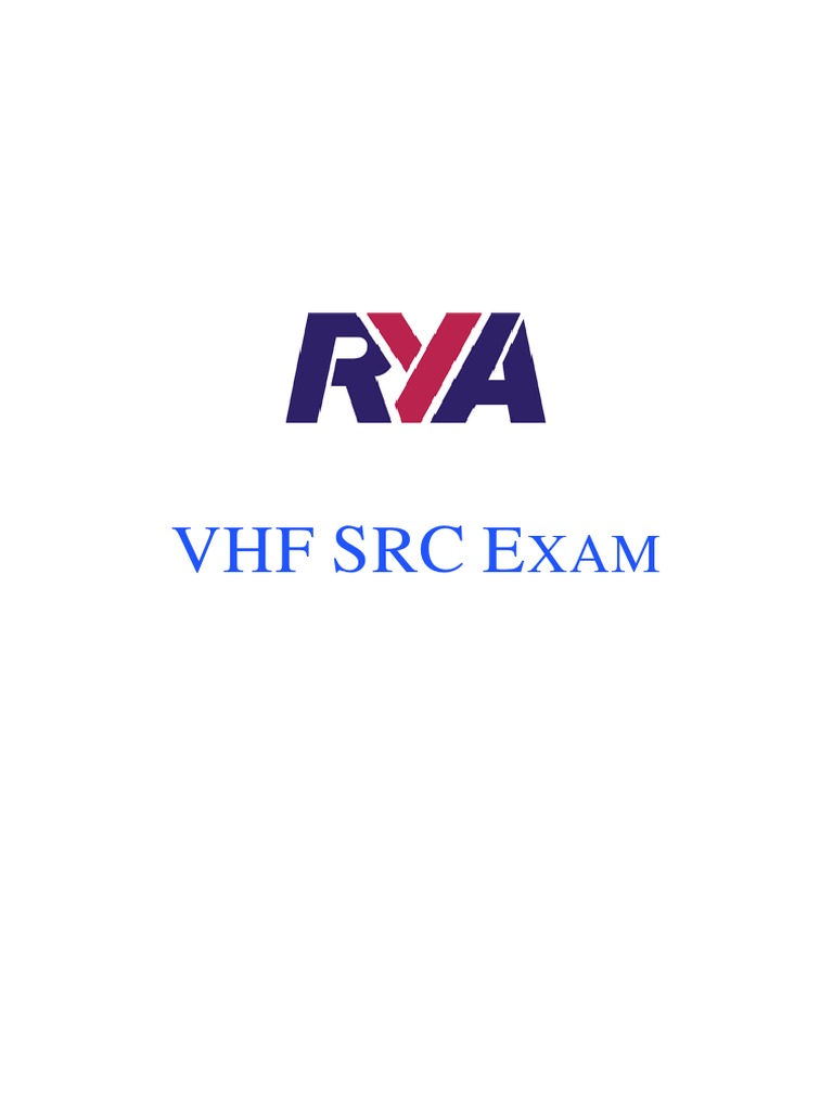 RYA SRC Exam | PDF | Ships | Shipping