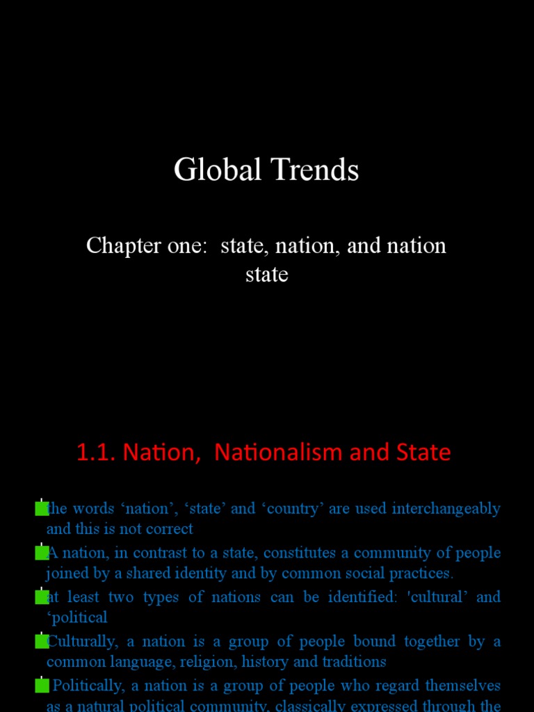 Global Trends-Ppt - RVU-1-1 | PDF | International Relations | Nation