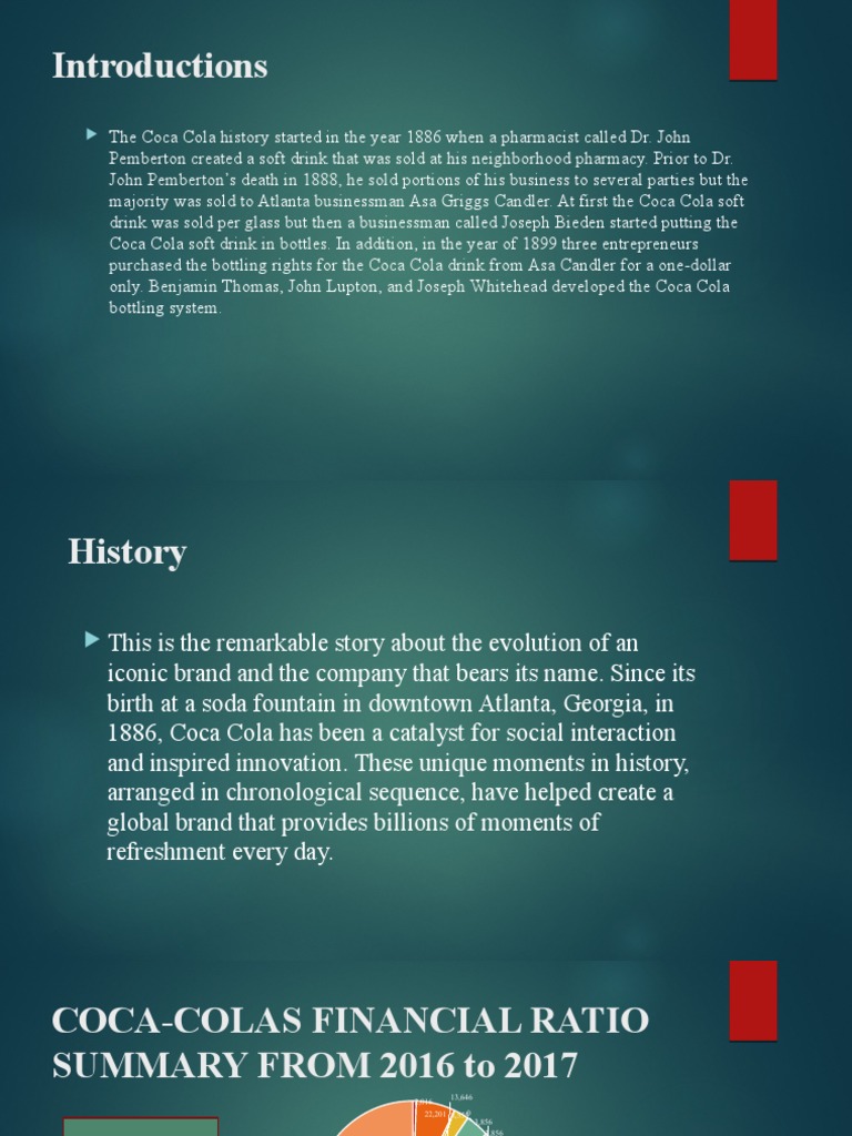 Notes For Coca Cola Presentation | PDF | Revenue | Income