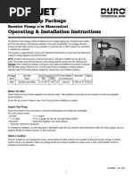 Kickass Water Pump Installation Manual | PDF | Pump | Valve