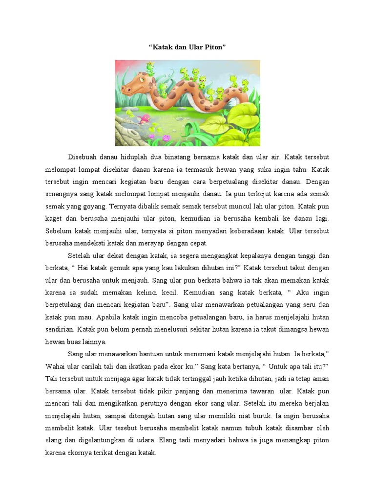 Contoh Teks Fabel | PDF | Agama & Spiritualitas | Fiksi Umum