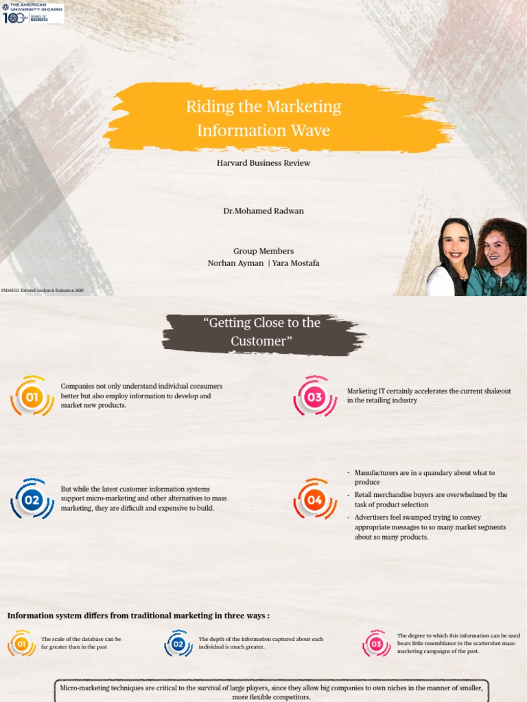 G3-Riding The Marketing Information Wave | PDF | Retail | Supermarket
