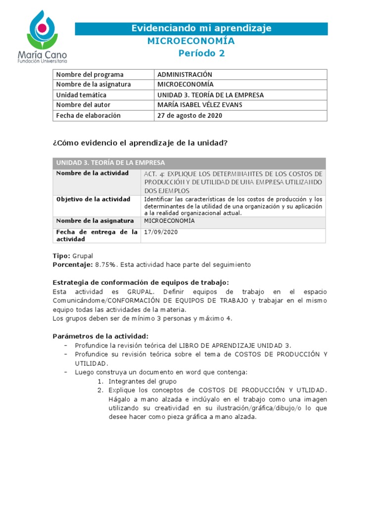 Ema Act 4 Unidad 3 | PDF | Bibliografía | Science
