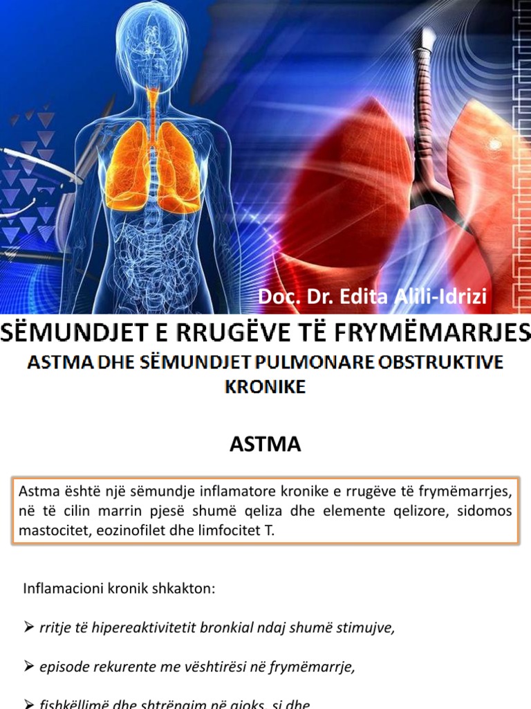 Ligjerata 8-Astma Dhe Sëmundjet Obstruktive Kronike Pulmonare | PDF
