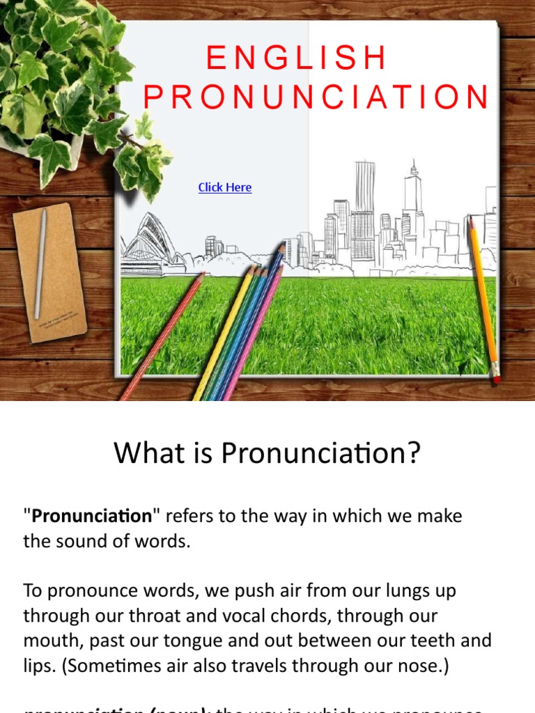 English Pronunciation Guide | PDF | English Language | Speech