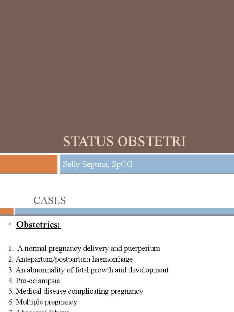 Obs Exam Slide | PDF | Pregnancy | Obstetrics