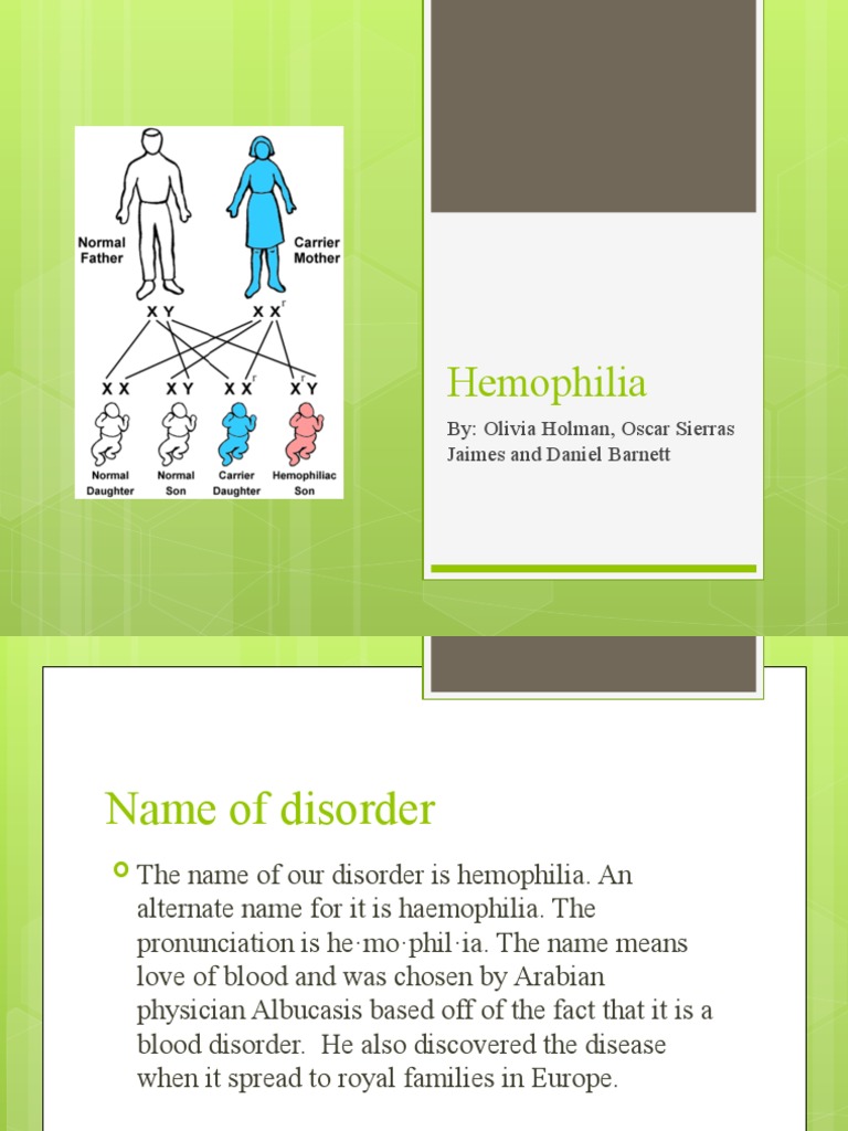 Hemophilia PPT 4th Period | PDF | Haemophilia | Bleeding