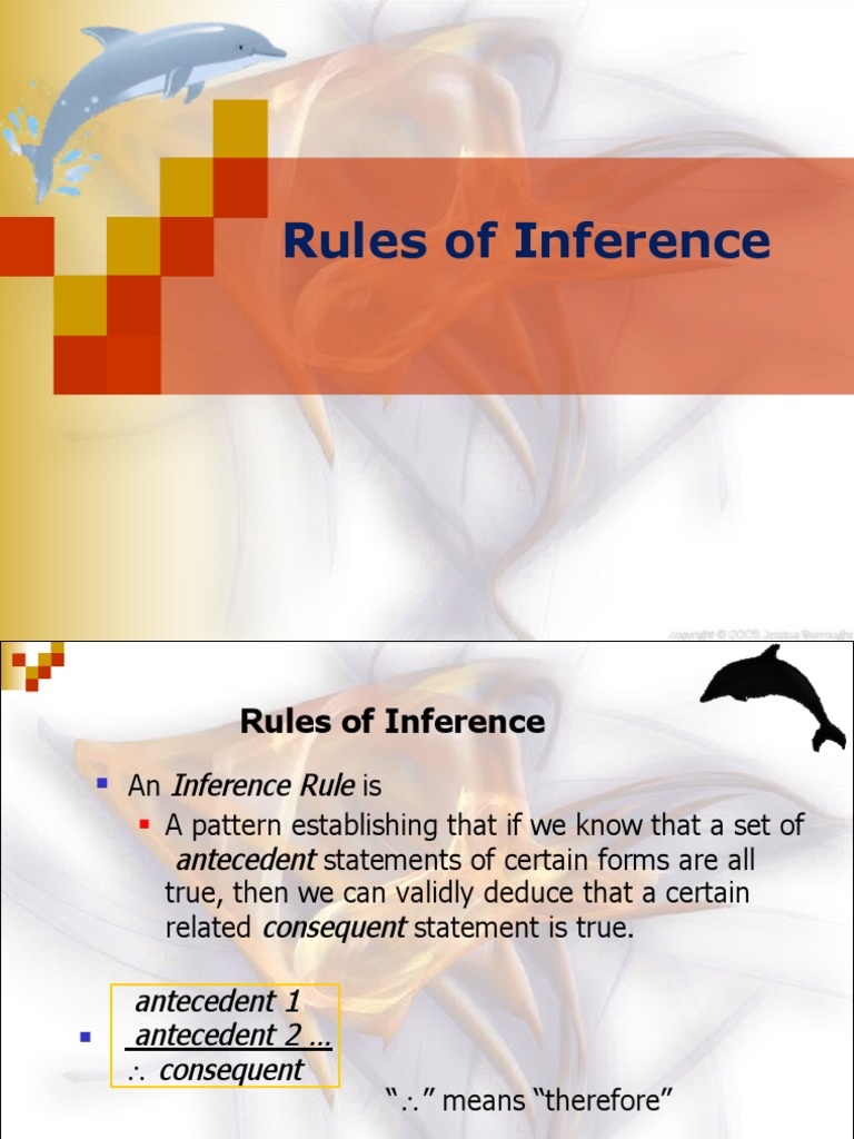 Rules of Inference | Download Free PDF | Reasoning | Logical Expressions