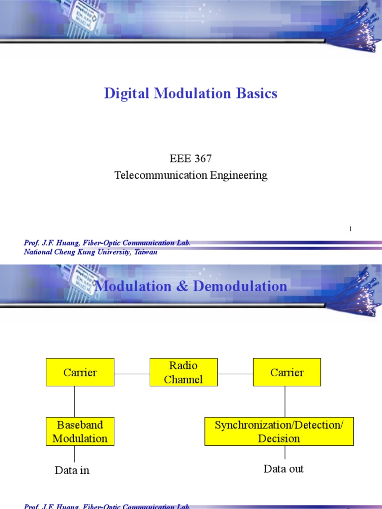 Digital Modulation Techniques Overview | PDF | Modulation | Frequency Modulation