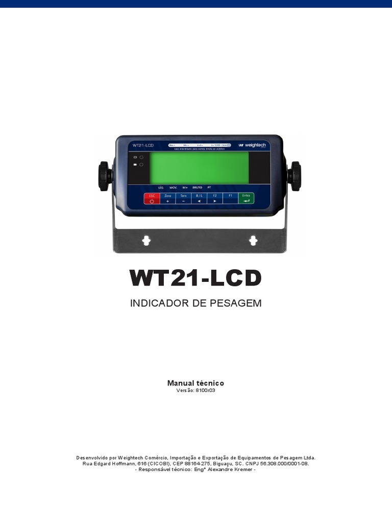 WT21-LCD Manual Técnico | PDF | Tempo | Frequência