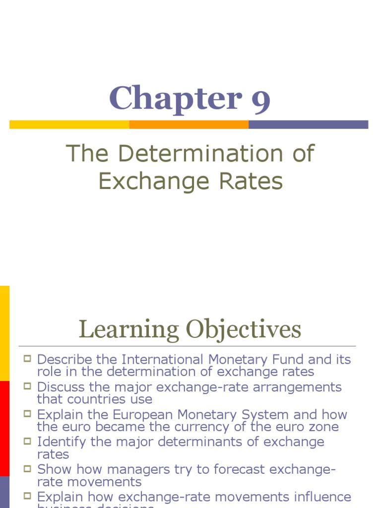 The Determination of Exchange Rates | PDF | Floating Exchange Rate ...