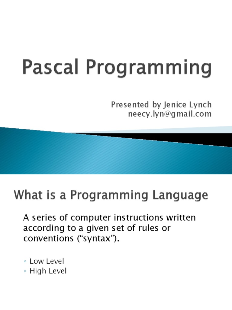 Pascal Programming | PDF | Control Flow | Array Data Structure