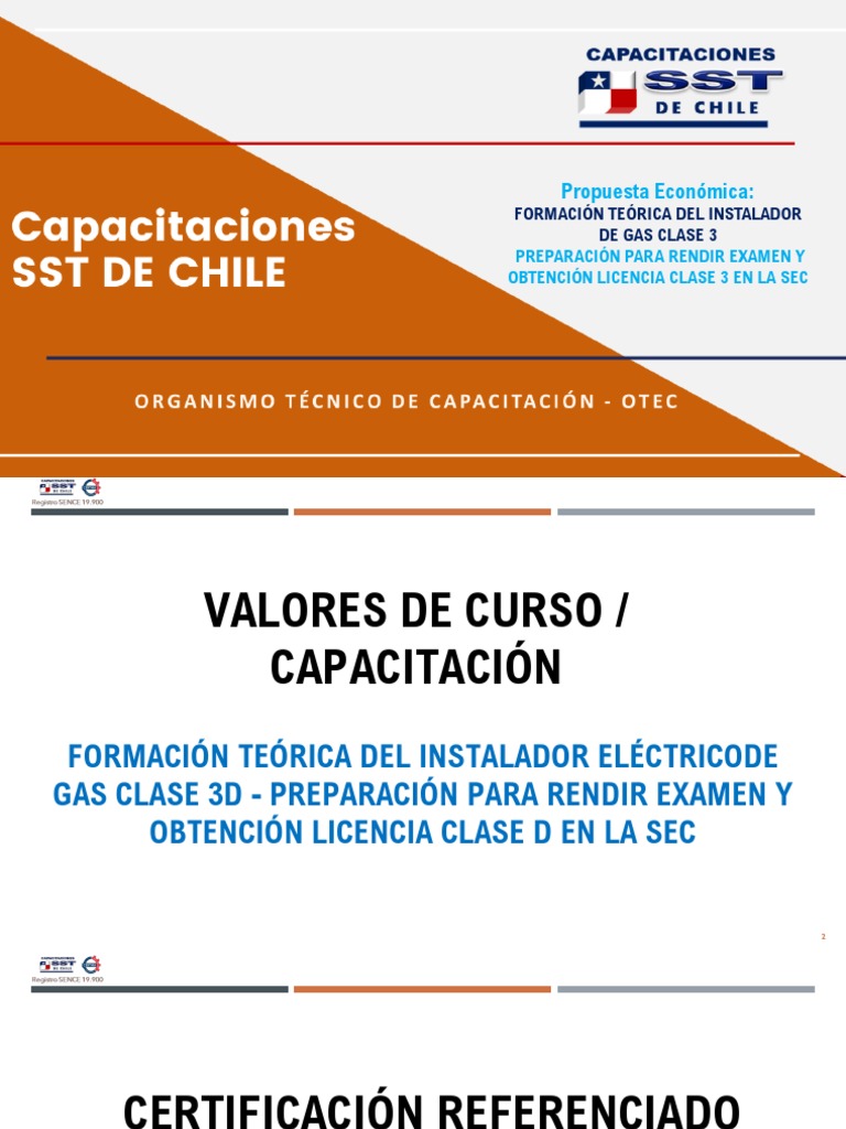 6000-016 Temario Instalador de Gas Clase 3 Sec E-Learning Temario ...
