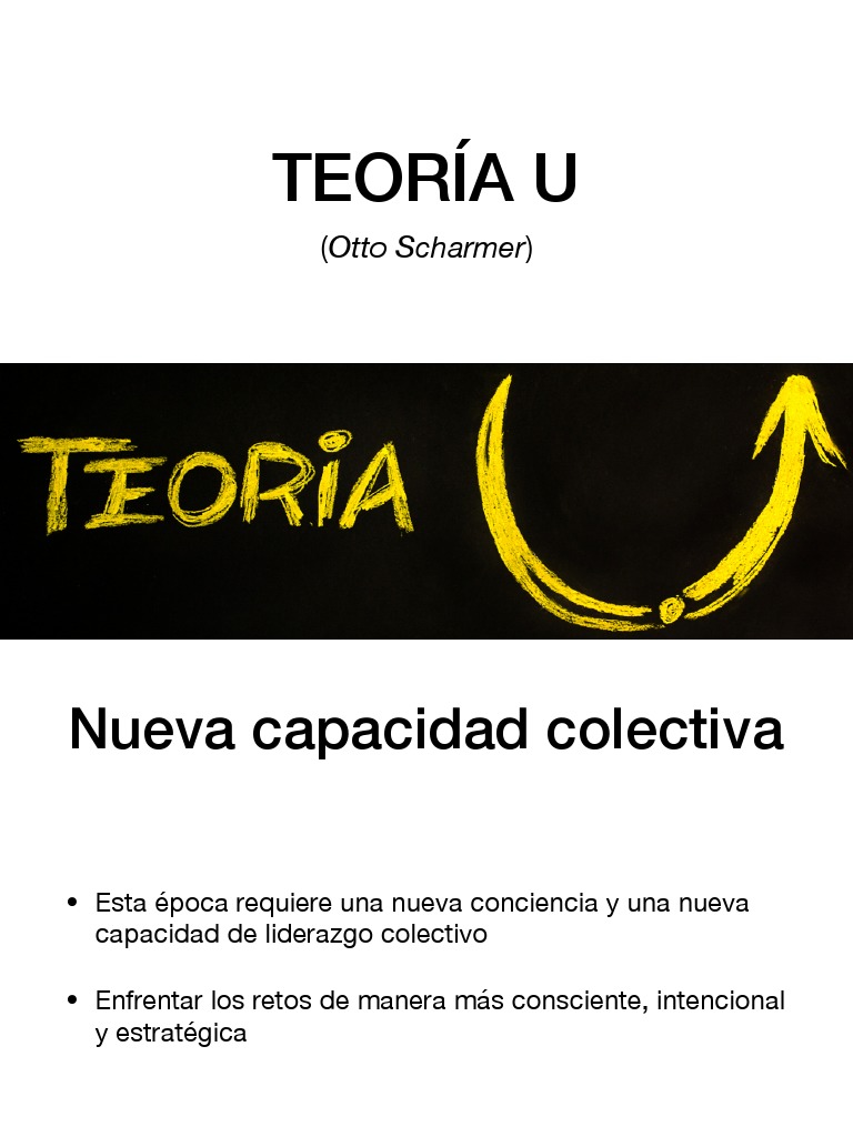 Teoria U Otto Scharmer | PDF | Liderazgo | Conocimiento