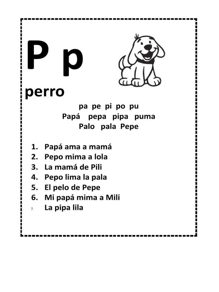 Ficha Lectura P | PDF