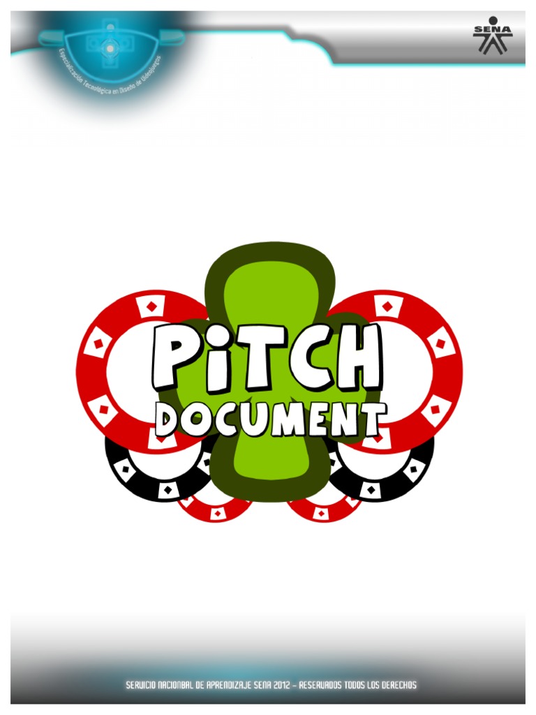 02 - Pitch Document | PDF | Videojuegos | Hardware de la computadora