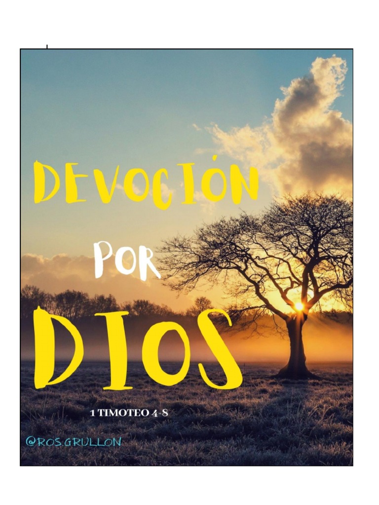 Devocion A Dios | PDF | Amor | Verdad