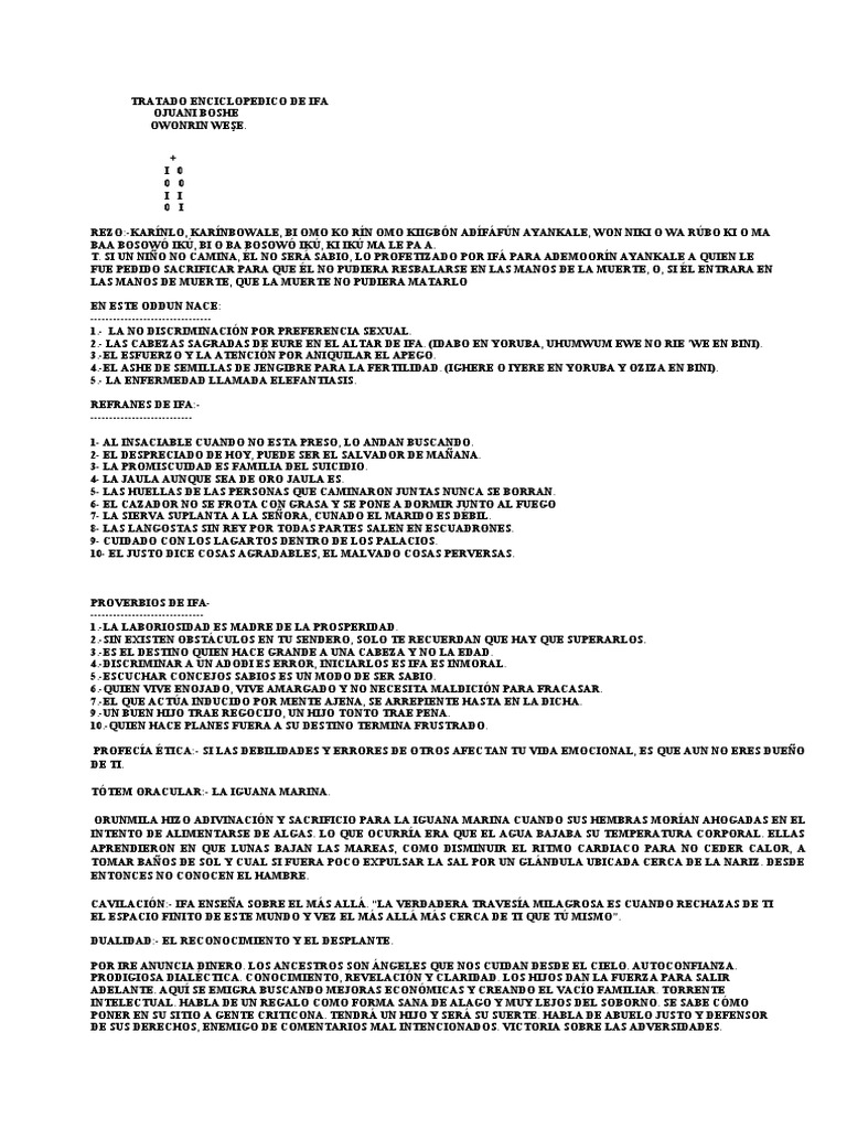 20-Ojuani Oshe | PDF | Santeria | Mitología