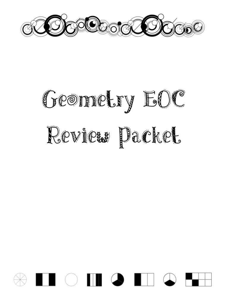 Geometry EOC Review Packet | PDF | Trigonometric Functions | Triangle Geometry EOC Review Packet | PDF | Trigonometric Functions | Triangle