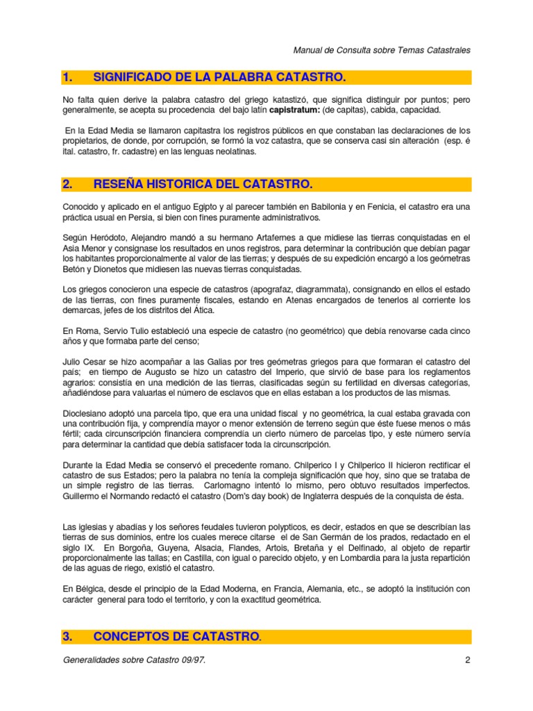 Guía Completa sobre Catastro Inmobiliario | PDF