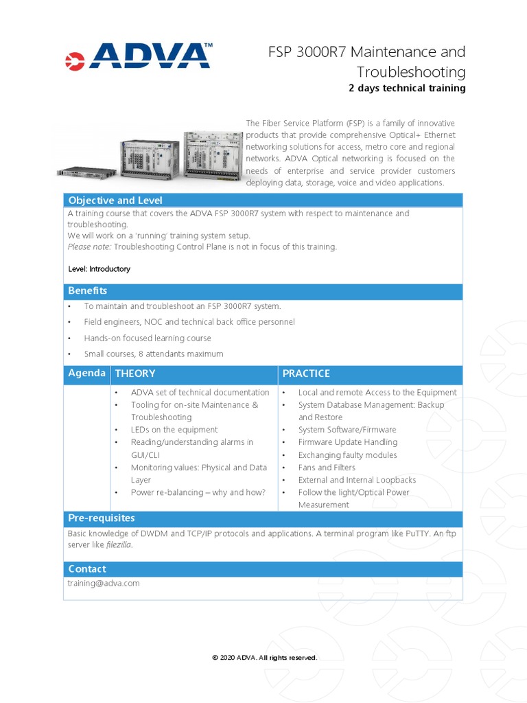 Fsp 3000r7 Maintenance And Troubleshooting Download Free Pdf
