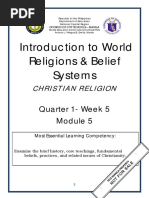 Introduction to World Religions Grade 12 | PDF | Jesus | Israelites