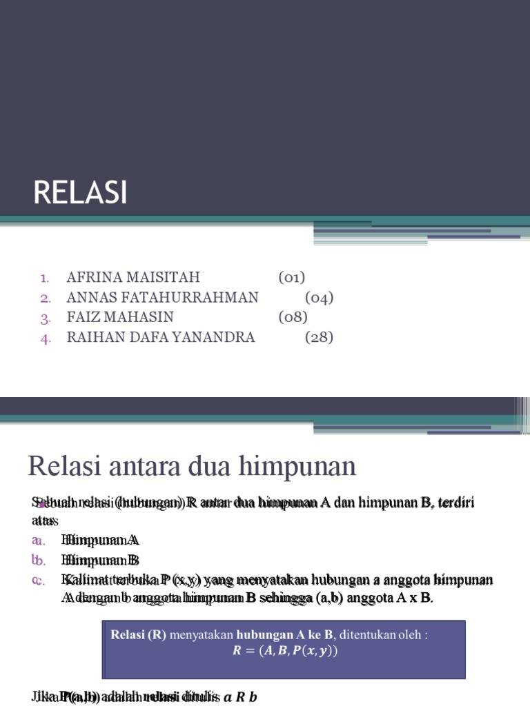 HUBUNGAN RELASI | PDF