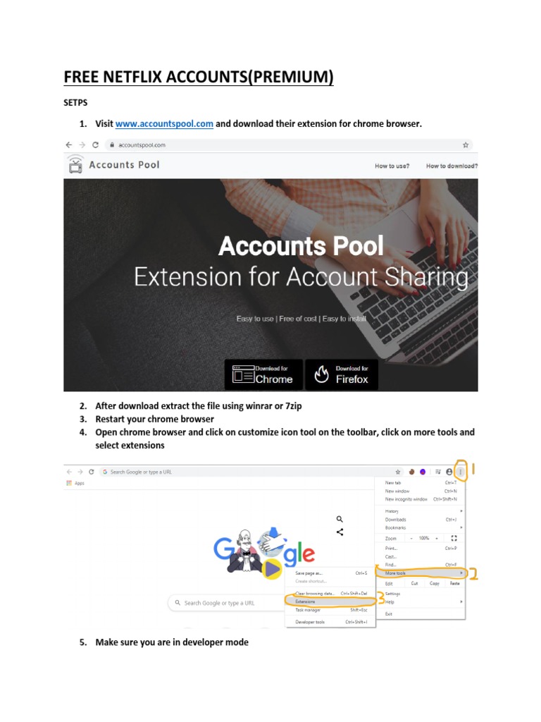 Cookies Netflix Accounts | PDF