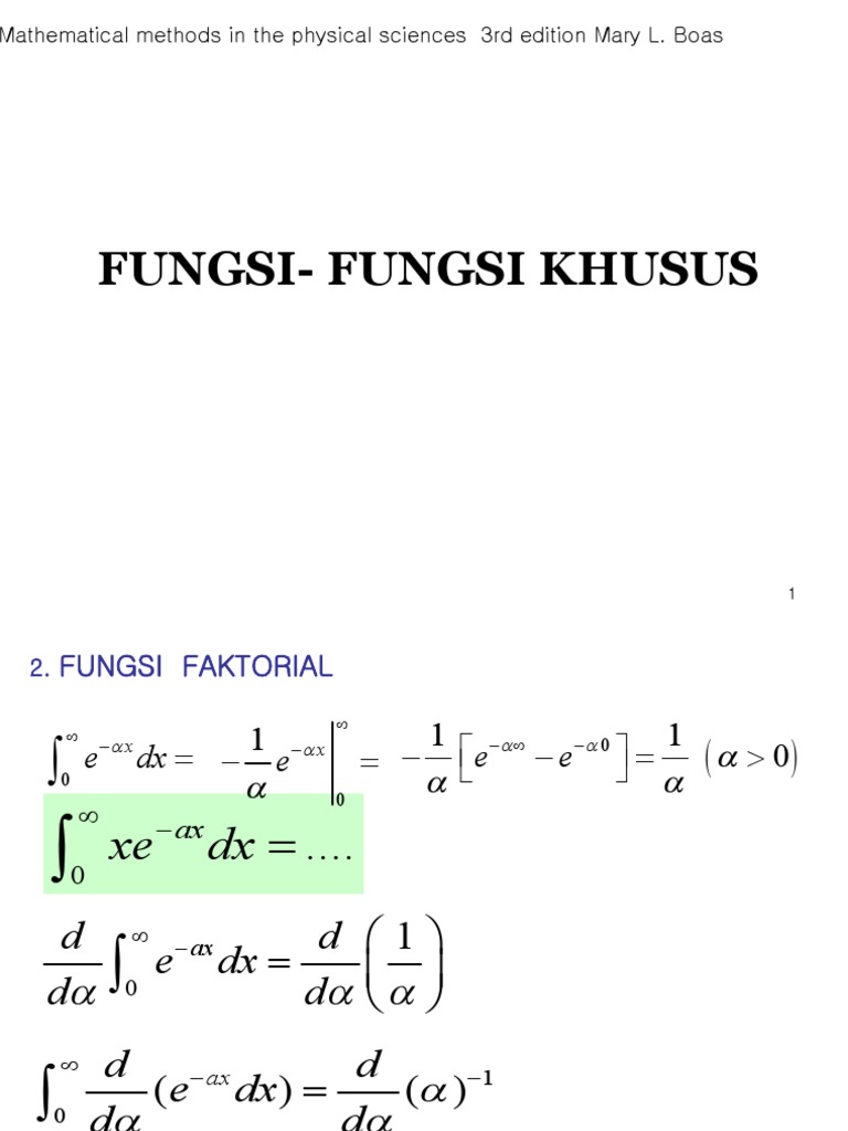 Pertemuan 9 Fungsi Gamma Dan Gamma | PDF | Mengajar Matematika | Science