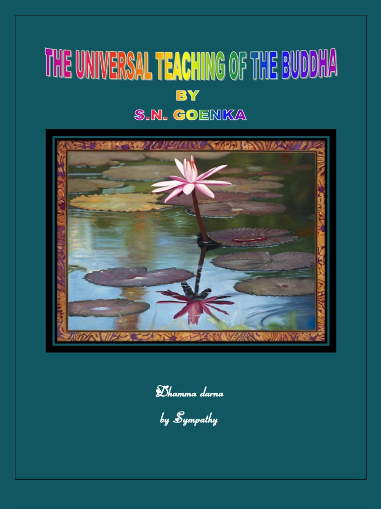 The Universality of Buddha's Dhamma | PDF | Mind | Vipassanā
