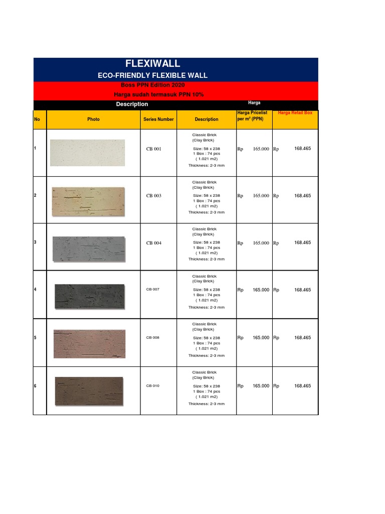 Harga dan Spesifikasi Material Bangunan | PDF | Architectural Elements ...