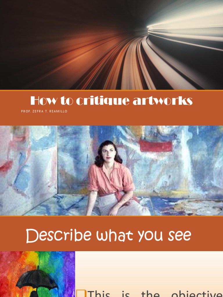 How To Critique Art Work | PDF