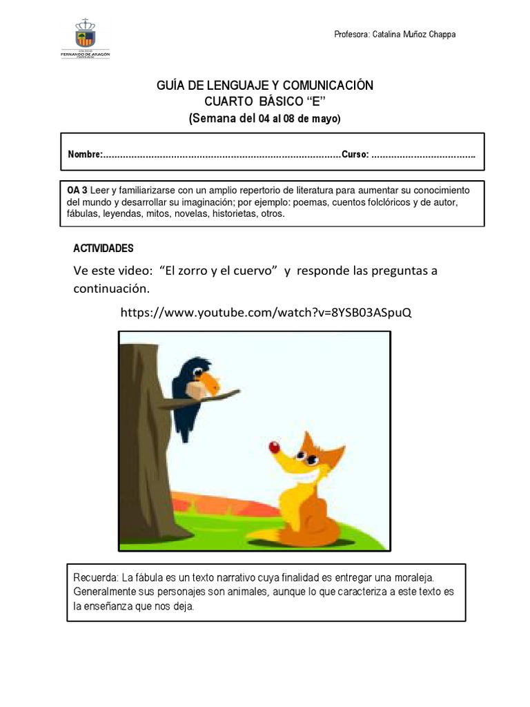 El Cuervo y El Zorro | PDF