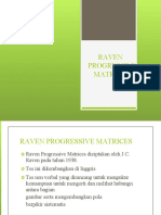 Raven Progressive Matrices RPM (CPM, SPM, APM) | PDF