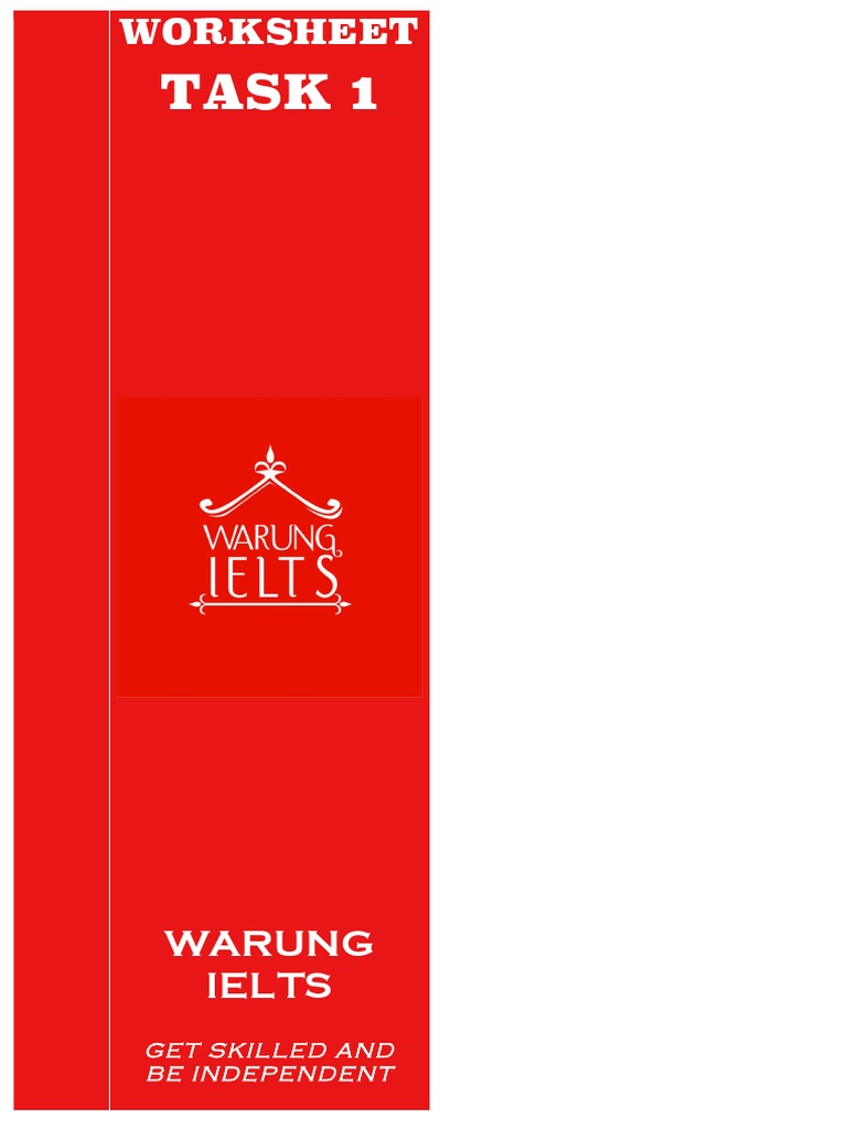 Worksheet Task 1 - Warung IELTS | PDF | Peak Oil | Greenhouse Gas