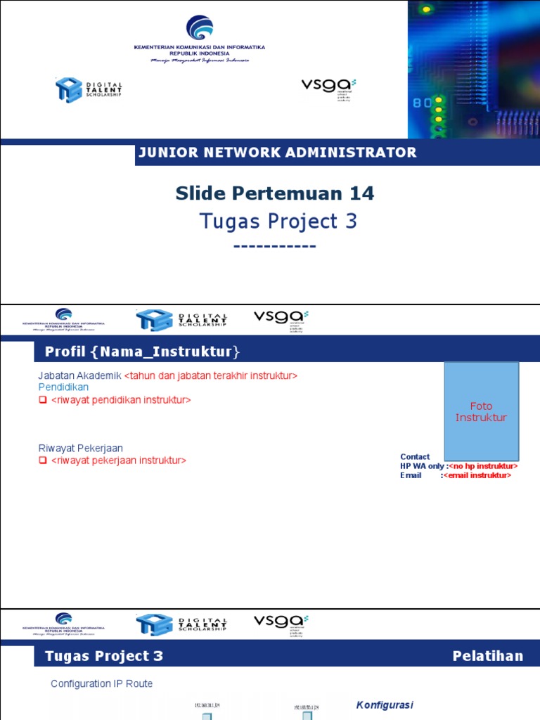 Tugas Project 3: Slide Pertemuan 14 | PDF