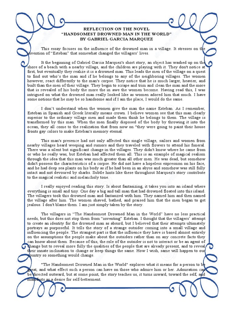 The Handsomest Drowned Man in The World | PDF | General Fiction